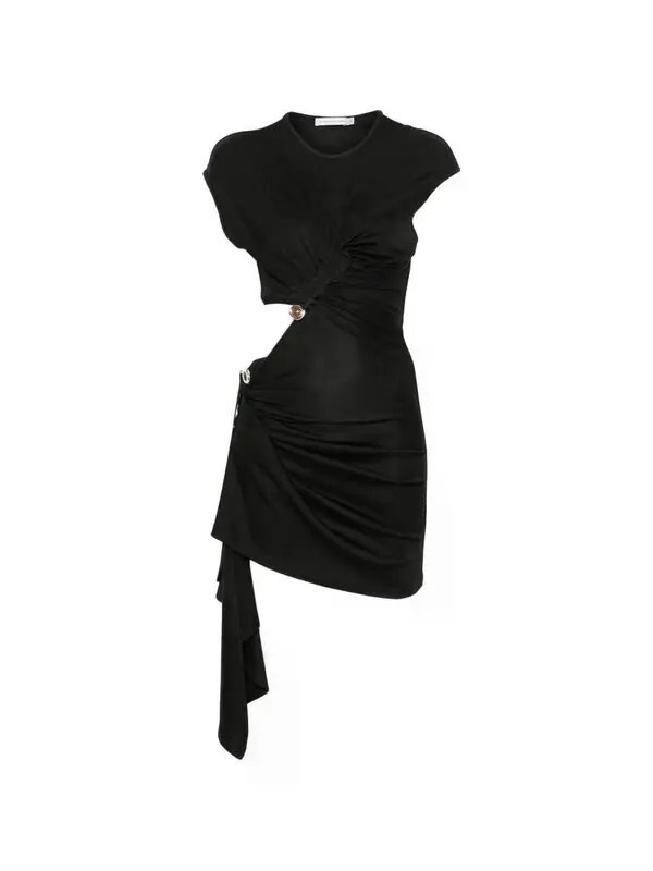 Christopher Esber Ruched Cut-out Mini Dress