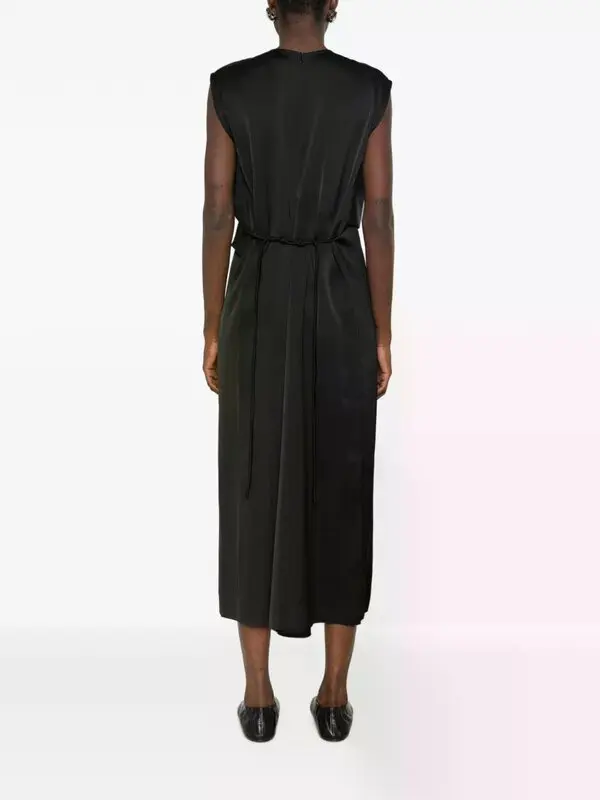 LITKOVSKA Sleeveless Midi Dress With Crossover Panel