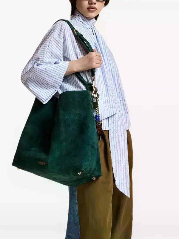 Essentiel Antwerp Kroon Suede Shoulder Bag