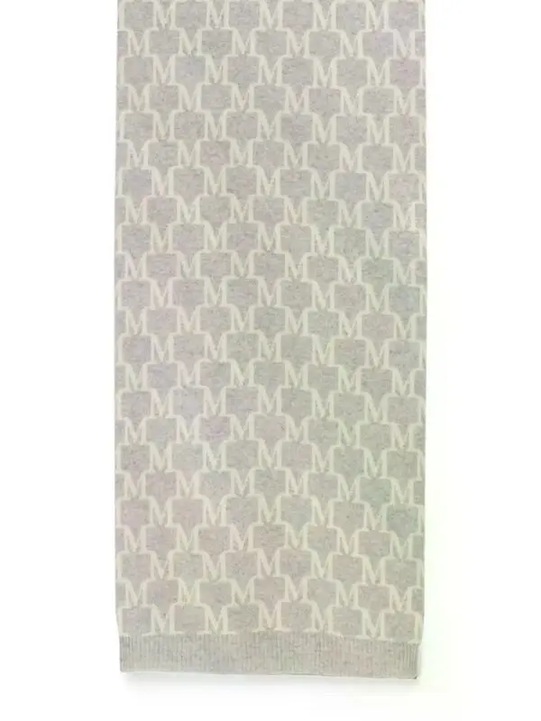 Max Mara Monogram-pattern Scarf
