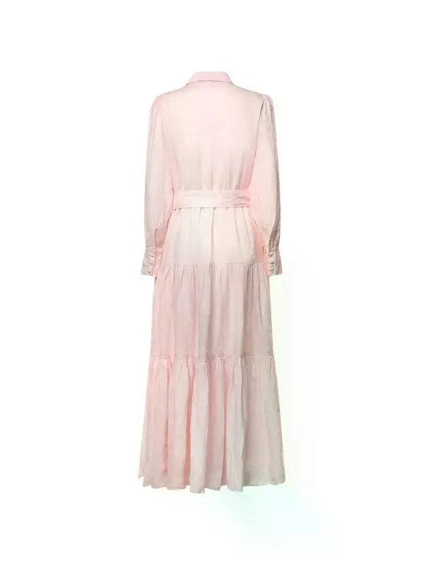 MC2 SAINT BARTH Floral Print Tiered Maxi Dress