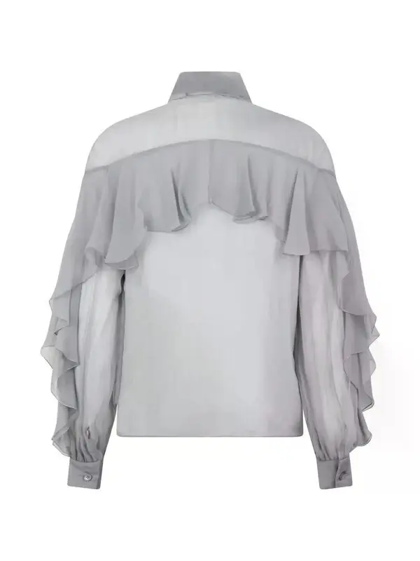 Alberta Ferretti Ruffle-detail Blouse