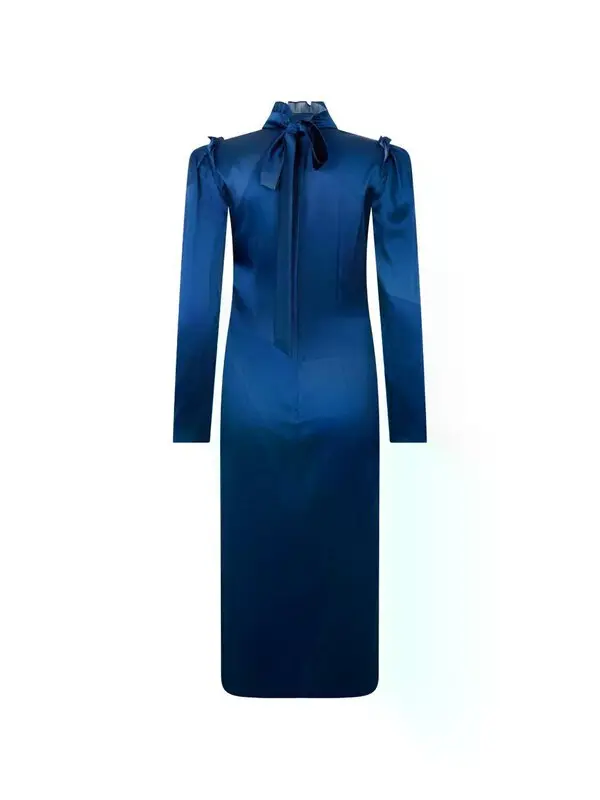 Alberta Ferretti High-neck Maxi Dress