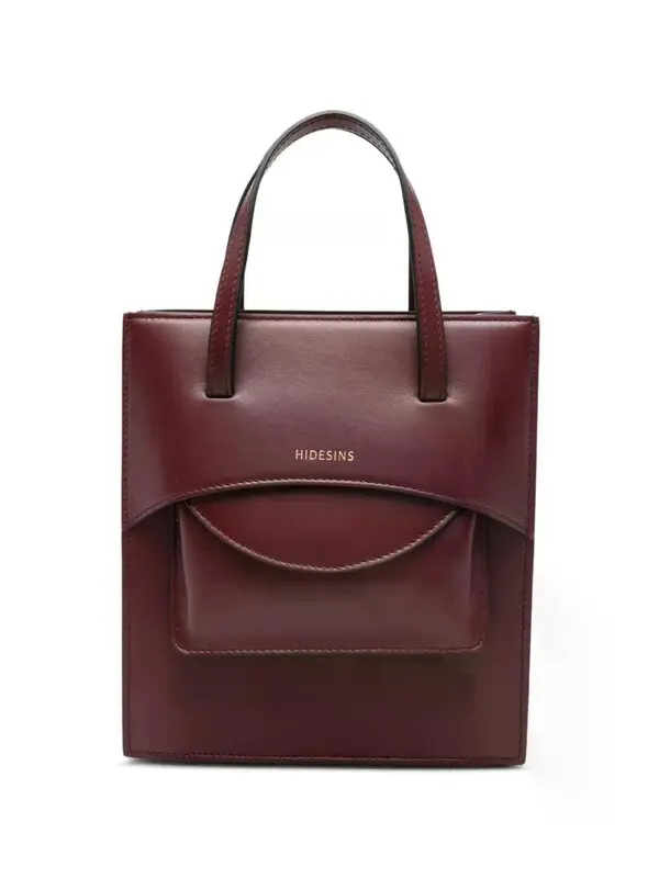 HIDESINS Pocket M Logo-print Front-flap Tote Bag - Red