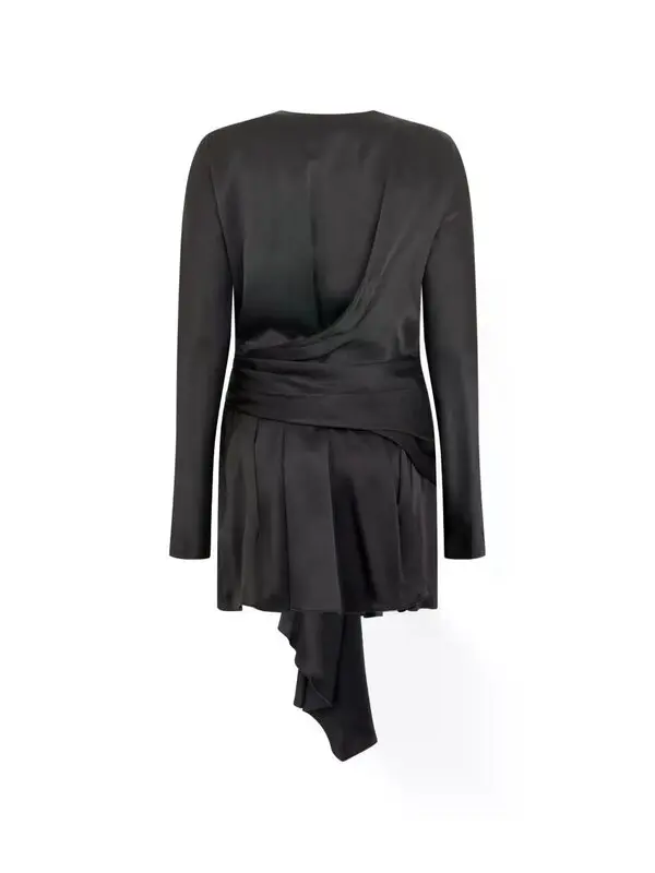 Alberta Ferretti Bow-detail Asymmetrical Blouse