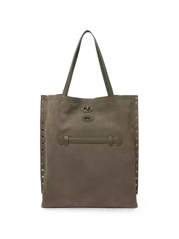 ZANELLATO M A' Spasso® Studded Leather Tote Bag - Green