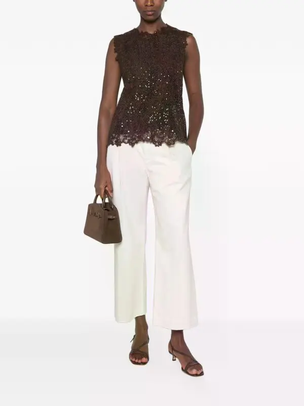 Brunello Cucinelli Sequin-embellished Top
