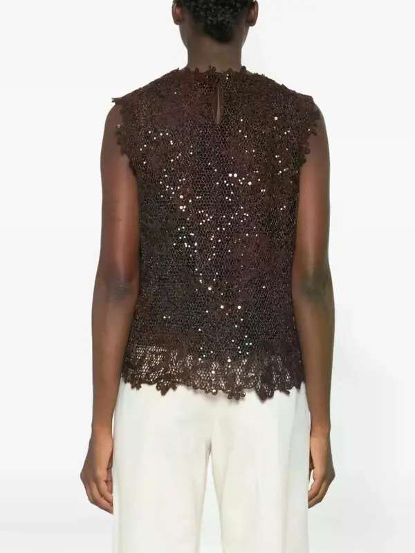 Brunello Cucinelli Sequin-embellished Top