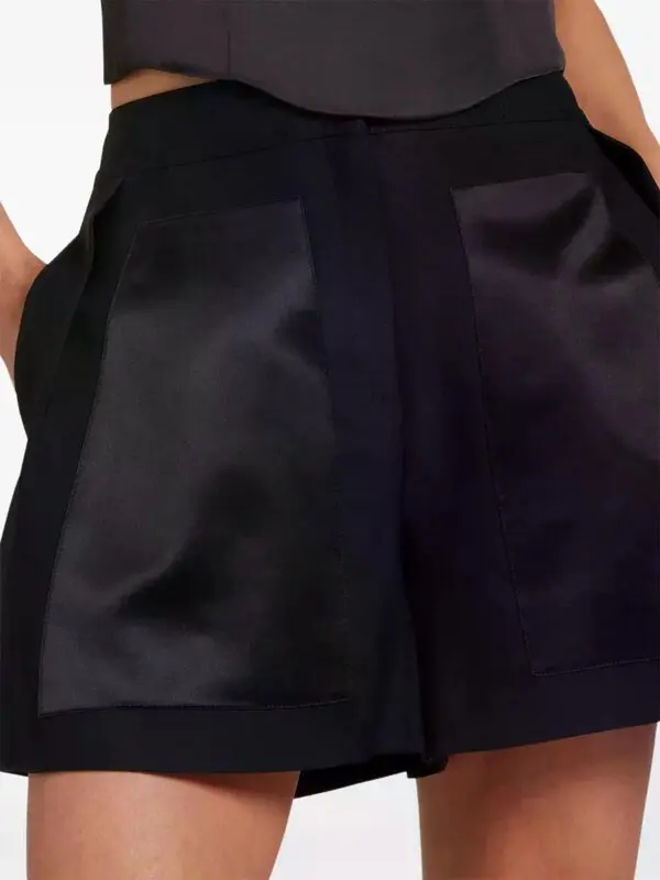 VIOLANTE NESSI Bolle Geometric-panels Shorts