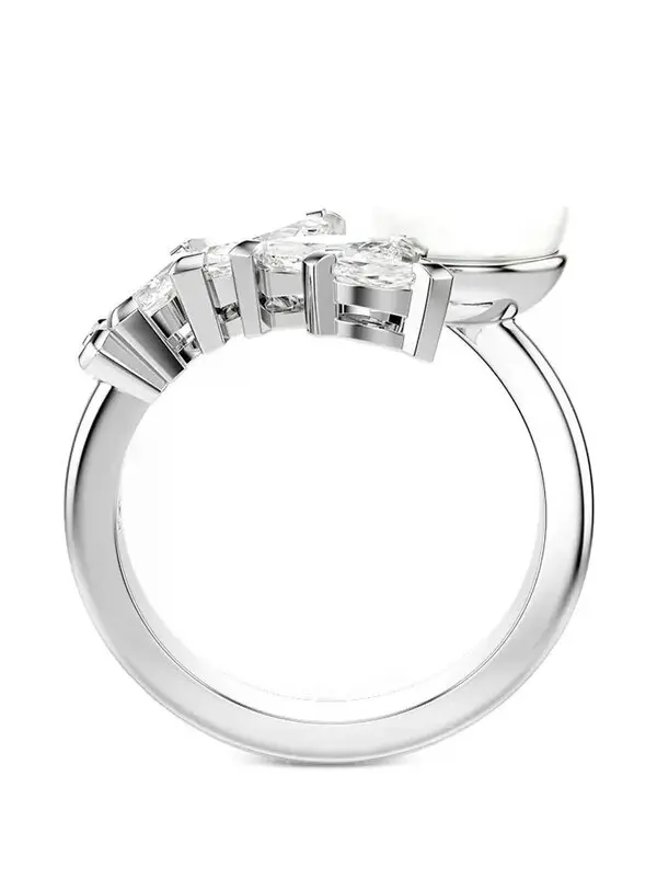 SWAROVSKI Mesmera Crystal-embellished Open Ring - Silver