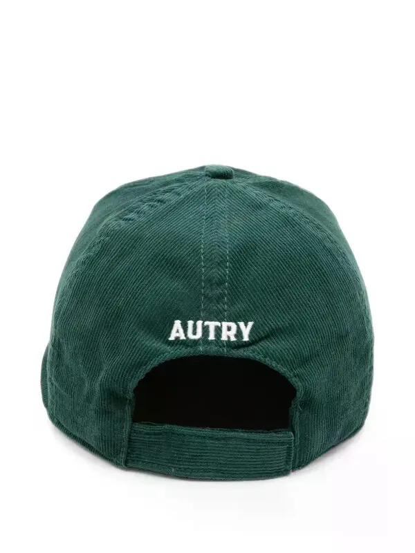 AUTRY Corduroy Logo-patch Baseball Cap