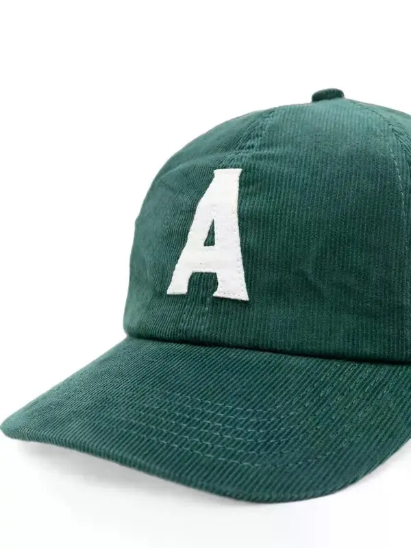 AUTRY Corduroy Logo-patch Baseball Cap