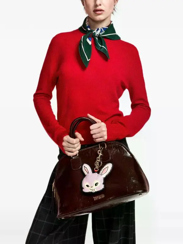 Essentiel Antwerp Karla Patent-effect Shoulder Bag