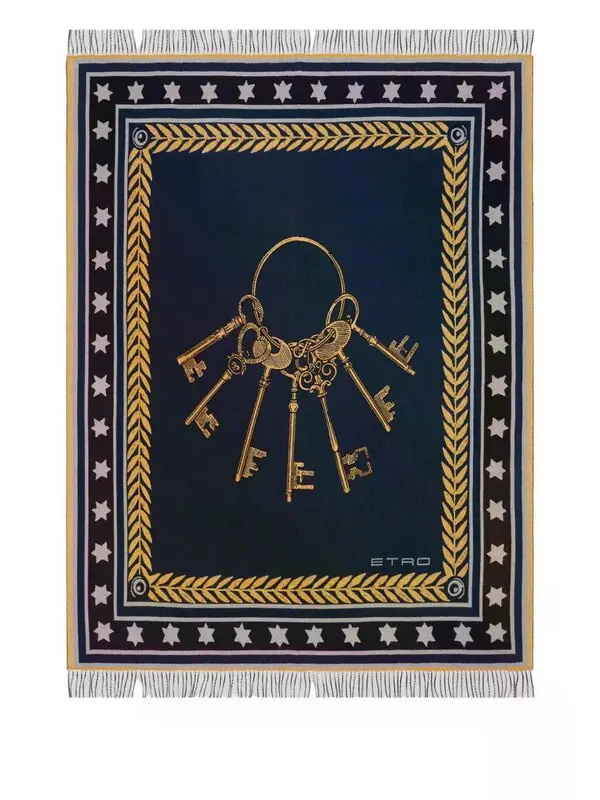 Etro Keys-jacquard Blanket