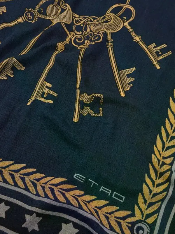 Etro Keys-jacquard Blanket