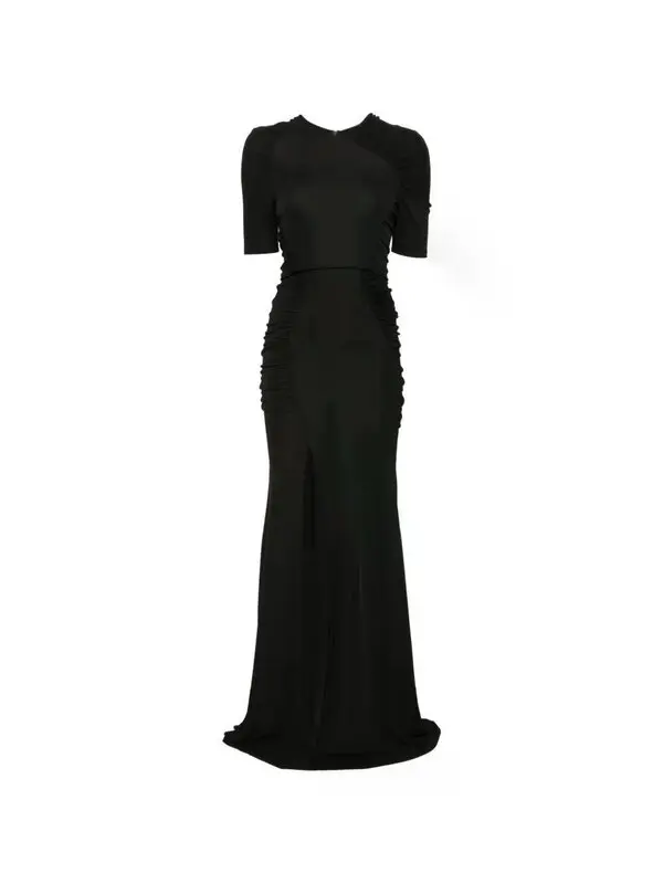 Victoria Beckham Ruched Floor-length Maxi Dress