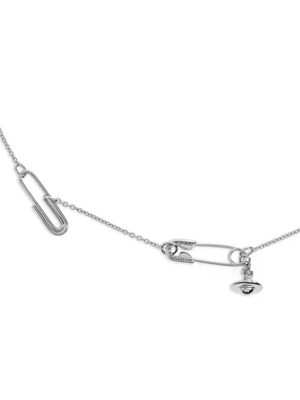 VIVIENNE WESTWOOD Tone Safety Pin Necklace