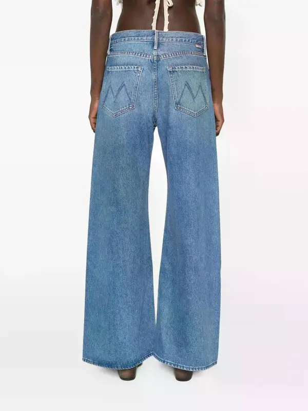 MOTHER Seam-detail Wide-leg Jeans