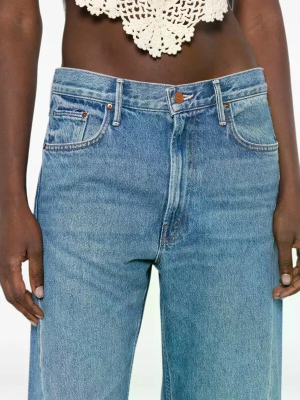 MOTHER Seam-detail Wide-leg Jeans