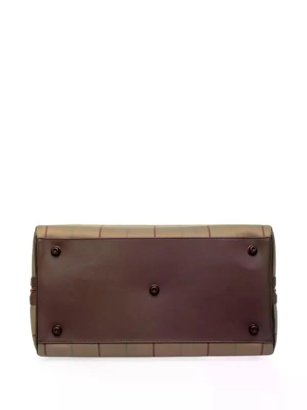 Burberry Vintage Check Canvas Boston Bag