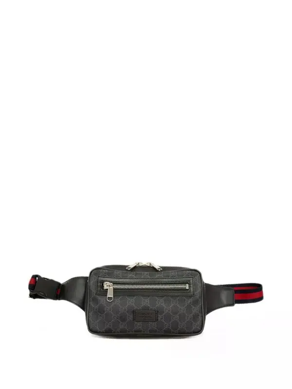 Gucci 2000-2015 Gg Supreme Web Night Courrier Belt Bag