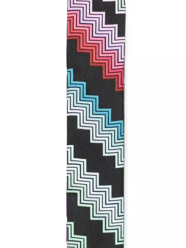 Missoni Zigzag-print Skinny Scarf