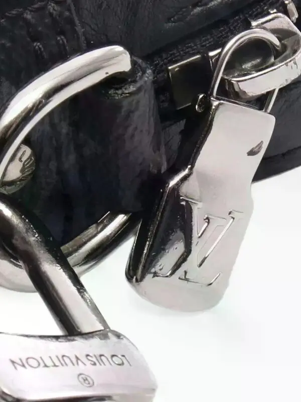 LOUIS VUITTON Monogram Eclipse Trio Messenger Cross Body Bag - Black