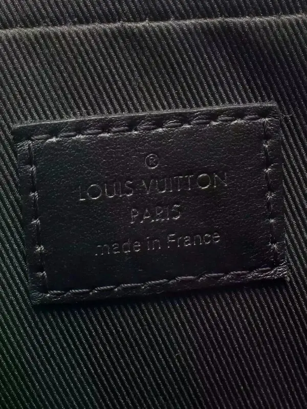 LOUIS VUITTON Monogram Eclipse Trio Messenger Cross Body Bag - Black