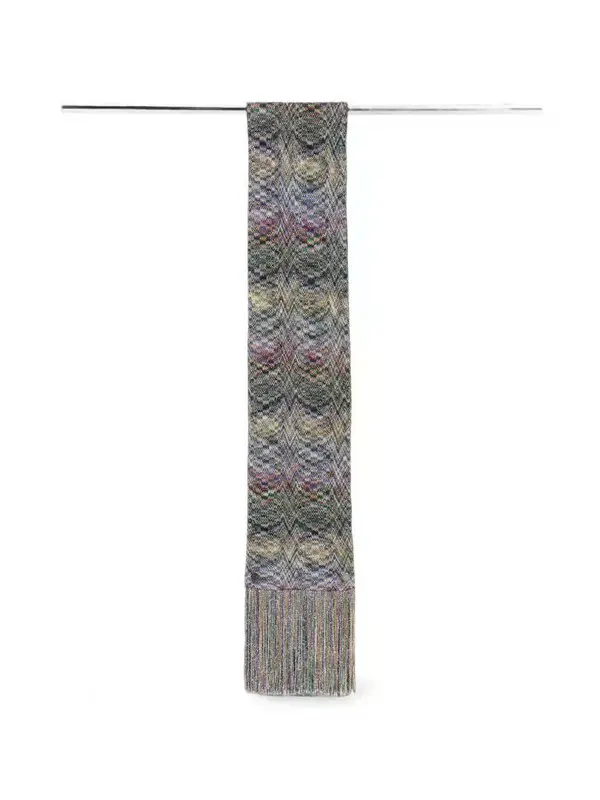 Missoni Zigzag Fringed Scarf