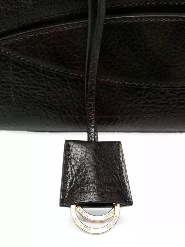 HIDESINS Logo-print Pebbled Tote Bag