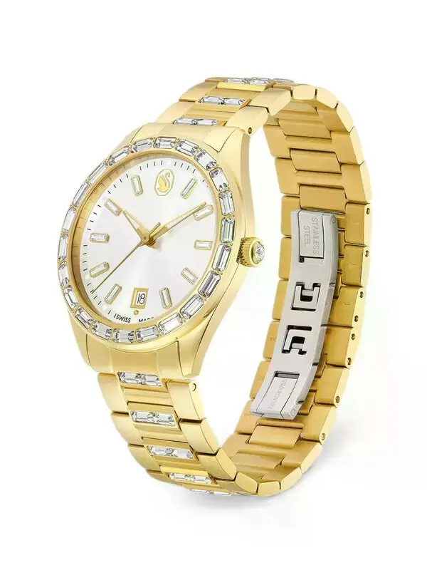 SWAROVSKI Matrix Crystal-embellished Bezel 40mm Watch
