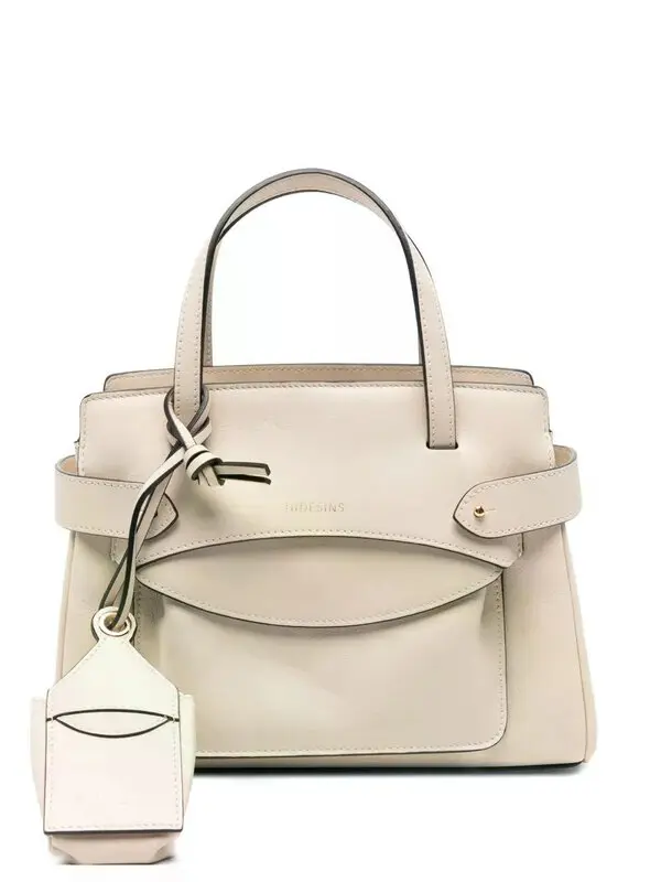 HIDESINS Lullaby S Fiore Leather Tote Bag - Neutrals