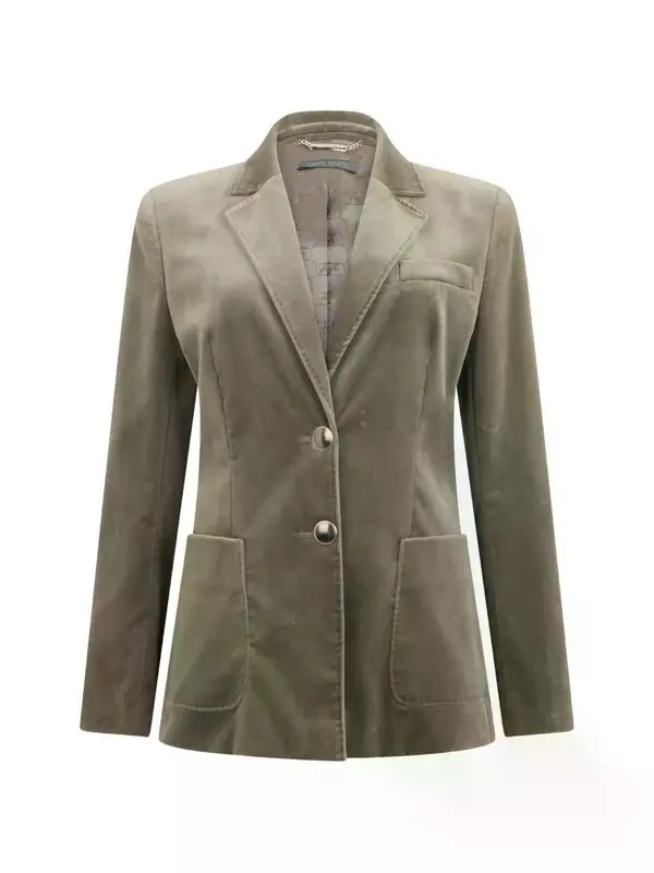 Alberta Ferretti Fitted Notched-collar Blazer