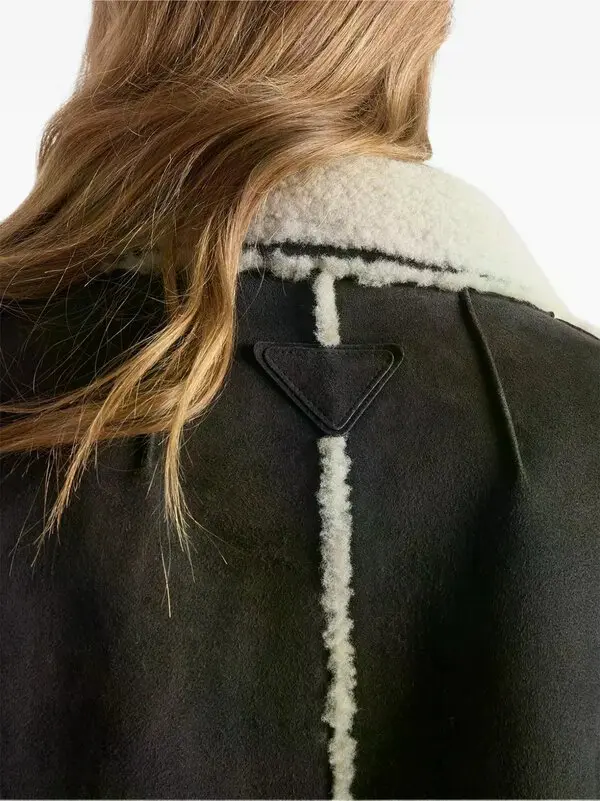 Prada Shearling Caban Jacket