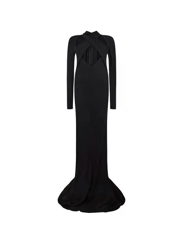 Alberta Ferretti Cut-out Gown