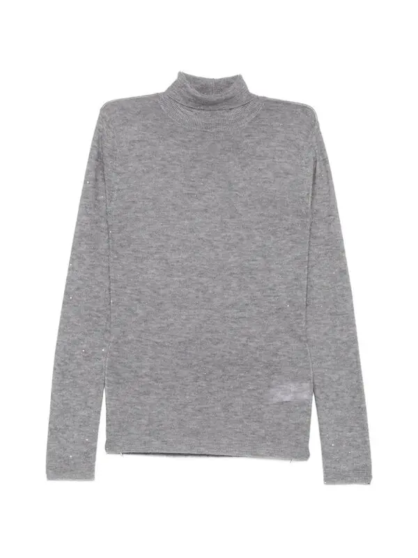 Fabiana Filippi Wool Turtle-neck Sweater - Grey