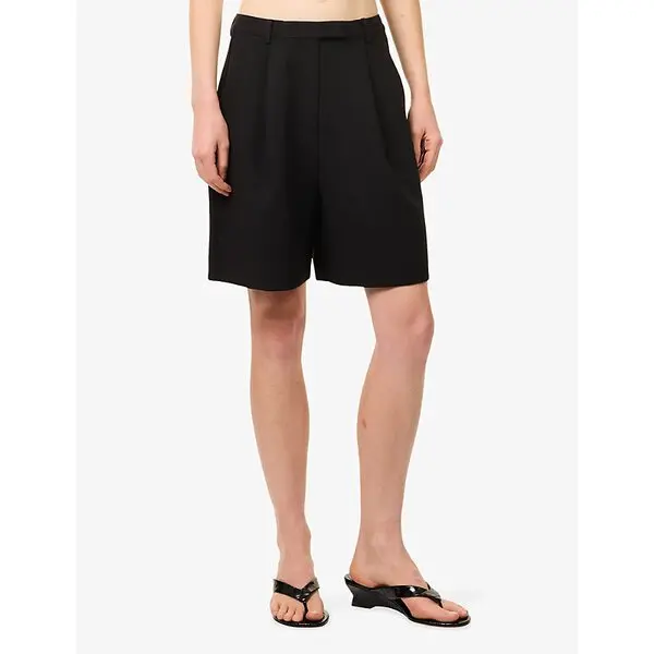 Dissh Solene Pleated Woven Shorts