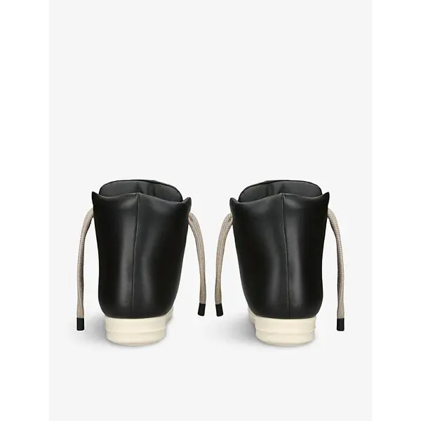 Rick Owens Jumbo Padded Leather High-top Trainers