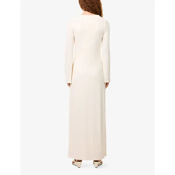 4TH & RECKLESS Livoria Square-neck Jersey Maxi Dress