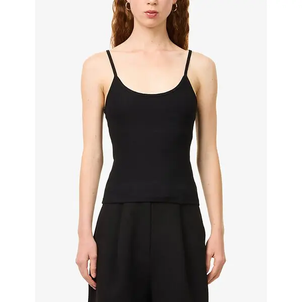 Dissh Georgina Scoop-neck Cotton-blend Tank Top