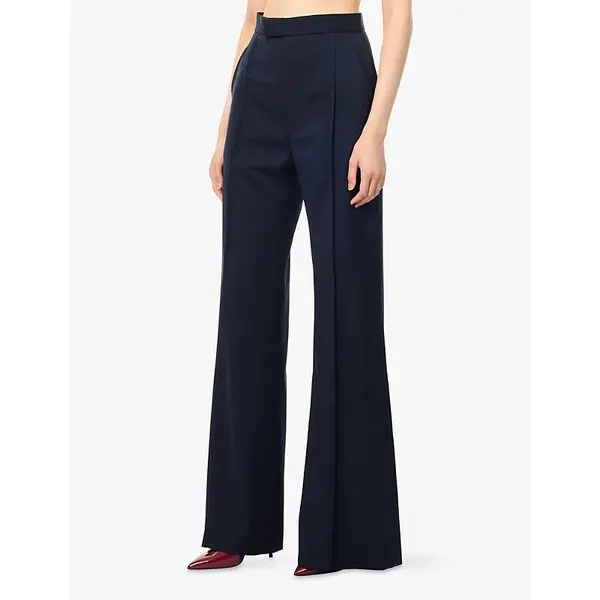 VIVIENNE WESTWOOD High-rise Wide-leg Wool Trousers