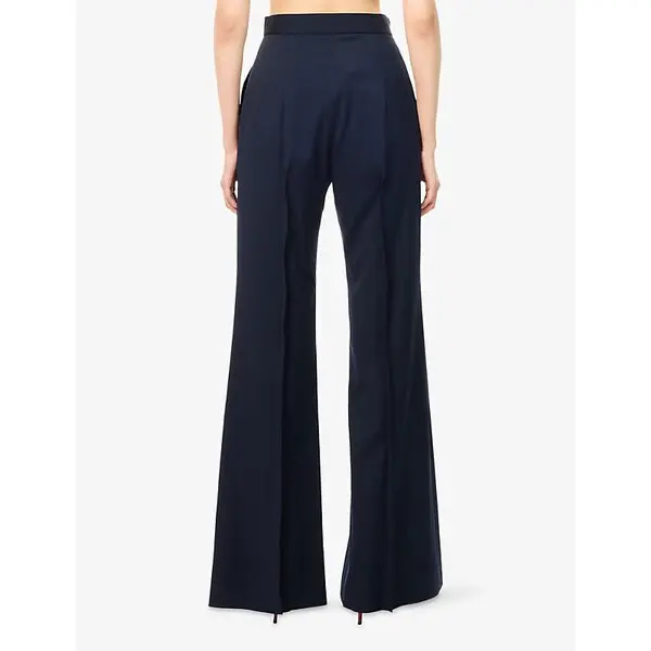 VIVIENNE WESTWOOD High-rise Wide-leg Wool Trousers