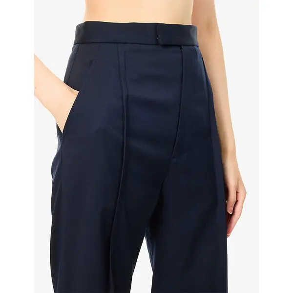 VIVIENNE WESTWOOD High-rise Wide-leg Wool Trousers