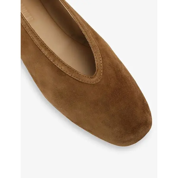 Steve Madden Leni Suede Ballet Flats - Brown