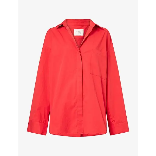 Dissh Ina Step-hem Cotton Shirt
