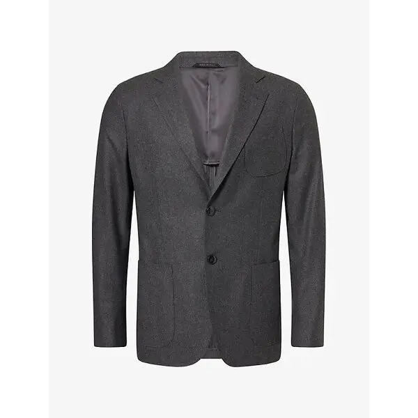 Giorgio Armani Unlined Single-breasted Cashmere Blzzer