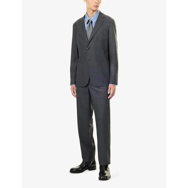 Giorgio Armani Unlined Single-breasted Cashmere Blzzer