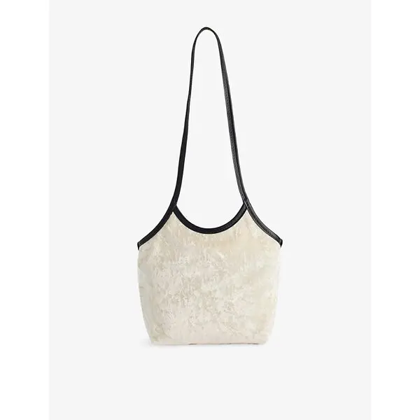 VALESQUE Cami Small Crushed Velvet Shoulder Bag