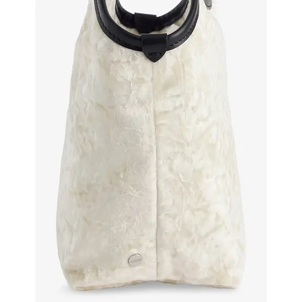 VALESQUE Cami Small Crushed Velvet Shoulder Bag