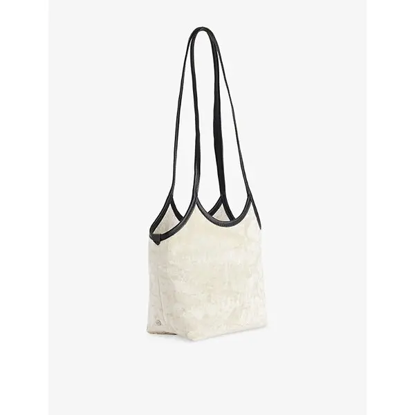 VALESQUE Cami Small Crushed Velvet Shoulder Bag